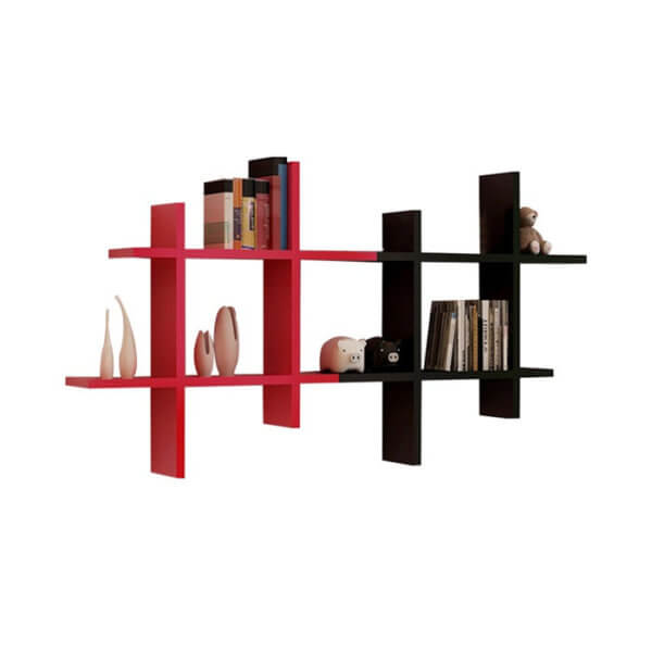 Modern hashtag shaped hanging floating shelf FR018 – Welcome to Esshelf
