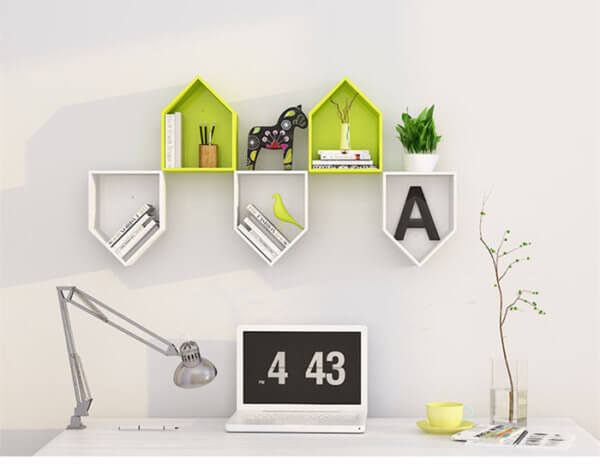Cute cartoon house shaped wall mount storage shelf FR023 – Welcome to ...