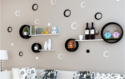 Affordable floating circle storage cube shelf CS003 - Welcome to Esshelf