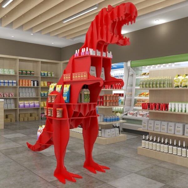 Unique-Animal-Shape-Bookshelf-Animal-Cutting-Display-Stand-Animal-model ...
