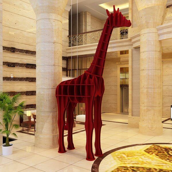 Unique-Animal-Shape-Bookshelf-Animal-Cutting-Display-Stand-Animal-model ...