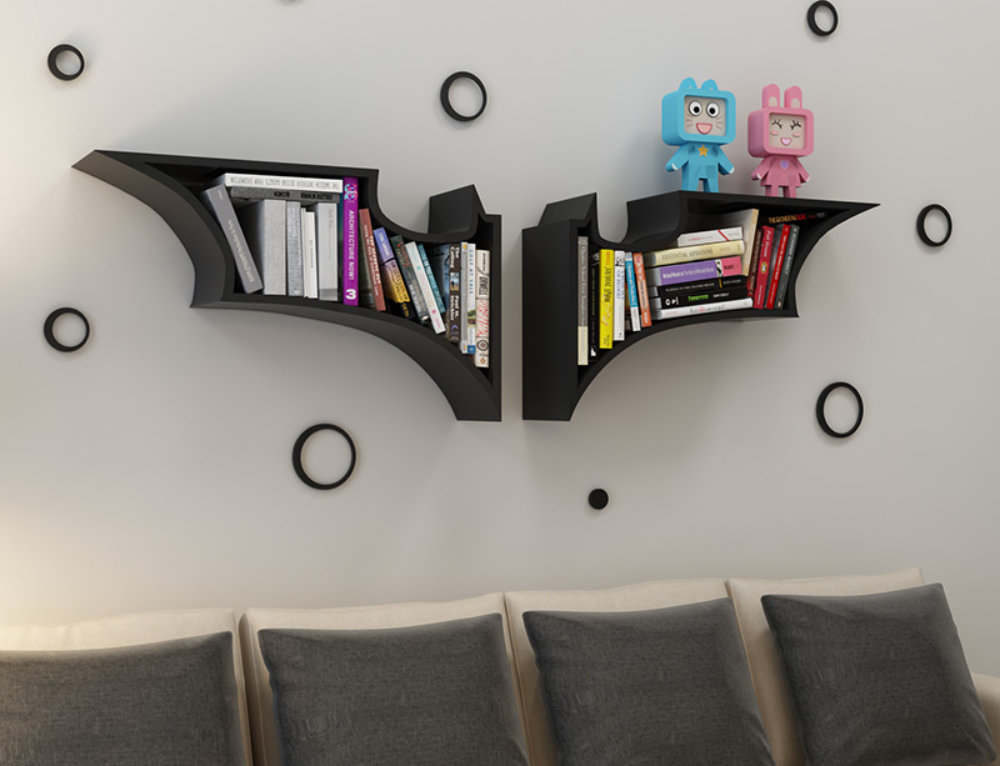 Creative Floating Bookshelf Invisible bookshelves Modern Corner ...